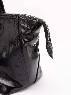 Miu Miu Shiny Leather Top Handle Bag