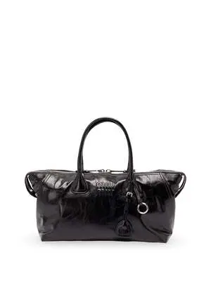 Miu Miu Shiny Leather Top Handle Bag Multicolor
