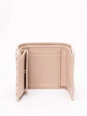 Miu Miu Small Matelassé Nappa Leather Wallet