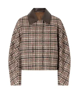 Brunello Cucinelli Checked Outerwear For Women