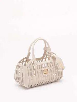 Miu Miu Leather Basket Bag