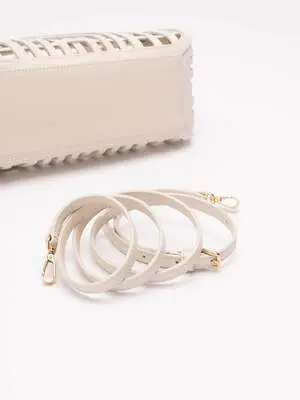 Miu Miu Leather Basket Bag