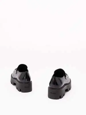 Prada Brushed Leather Loafers - Multicolor