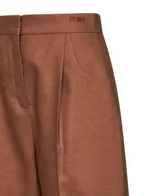 Fendi High-rise Balloon Trousers - Multicolor