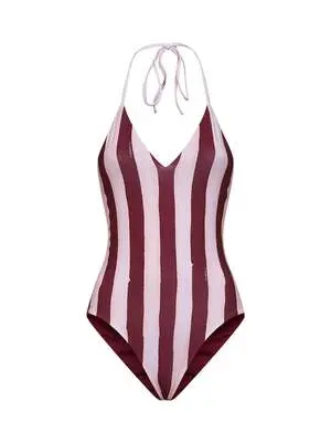 Fendi Lycra Pequin One-piece Swimsuit - Multicolor