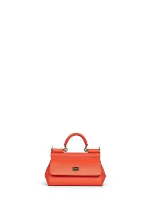 Dolce & Gabbana Dauphine Calf Leather Mini Sicily Handbag