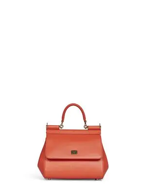 Dolce & Gabbana Dauphine Calf Leather Small Sicily Handbag - Multicolor