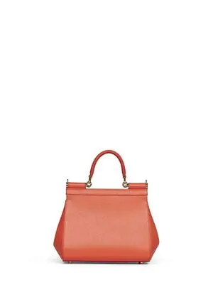 Dolce & Gabbana Dauphine Calf Leather Small Sicily Handbag - Multicolor
