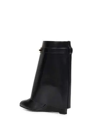 Givenchy Wedge Ankle Boots With Gold Tone Detail