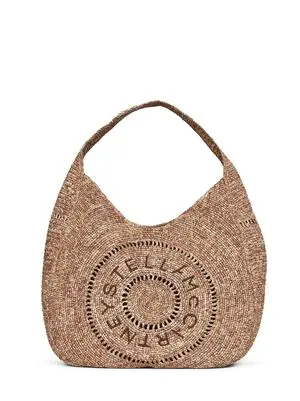Stella McCartney Large Crochet Hobo Bag - Multicolor