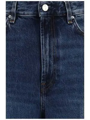 TOTEME High-waisted Wide-leg Denim Jeans - Blue