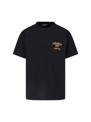 Carhartt Work In Progress T-shirt "coffee Break - Black