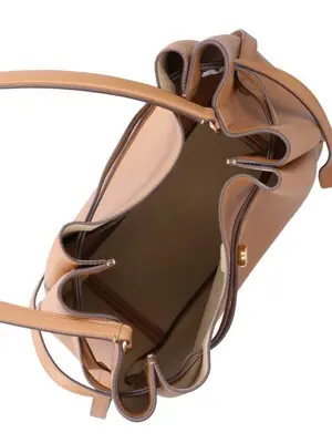 Tory Burch Romy Bucket Bag - Beige