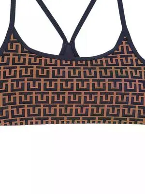 The Upside Castilla Geometric-print Sports Bra