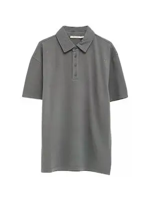 Paloma Wool Embellished Polo Shirt - Grey