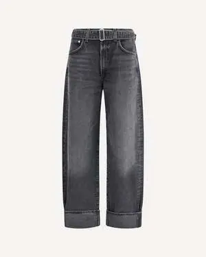 AGOLDE Cuffed Taper Wide Jeans
