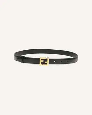 Fendi Ff Logo Leather Belt