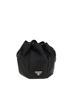 Prada Satin Pouch - Black