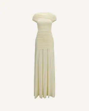 SELF-PORTRAIT Draped Jersey Dress