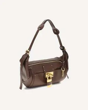 Chloé Small Paddington Shoulder Bag - Brown