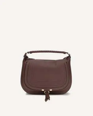 Chloé Marcie Shoulder Bag - Brown