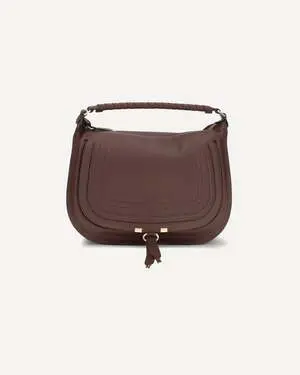 Chloé Marcie Shoulder Bag - Brown
