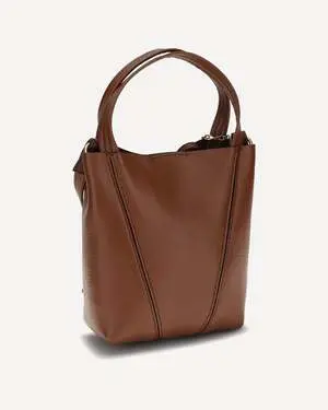 Chloé Spin Shoulder Bag - Brown