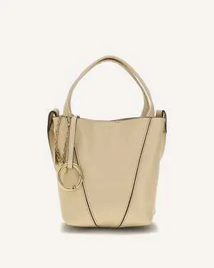Chloé Spin Shoulder Bag In Grained Leather