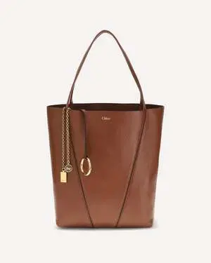 Chloé Spin Shoulder Bag - Brown