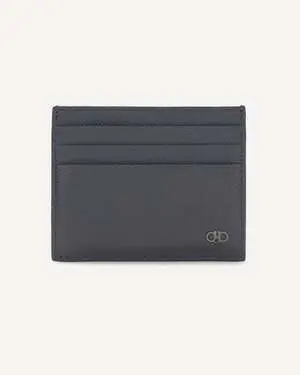 FERRAGAMO Gancini Card Holder - Blue