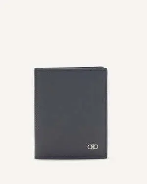 FERRAGAMO Gancini Card Holder - Blue