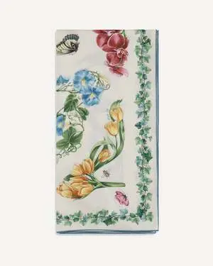 FERRAGAMO Eden Print Silk Scarf - Multicolour