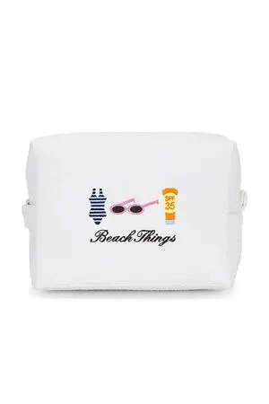 ABBODE Beach Things Waffle Pouch - Cloud