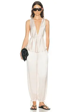 EAVES Anelie Silk Top