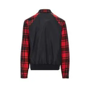 Dsquared2 Nylon And Flannel Hybrid Overshirt