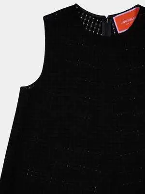 La DoubleJ Sleeveless Top With Lace Hem