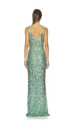 THE SEI Sequin Tank Gown