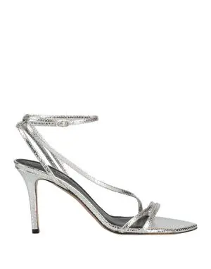 Isabel Marant Étoile Leather Ankle Strap Sandals With Pointed Toe And Stiletto Heel