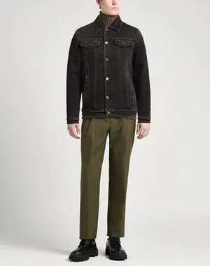 MOORER Cotton Elastane Denim Trucker Jacket