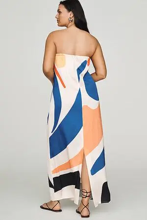 DE LORETA Plus Aloe Cotton Midi Dress