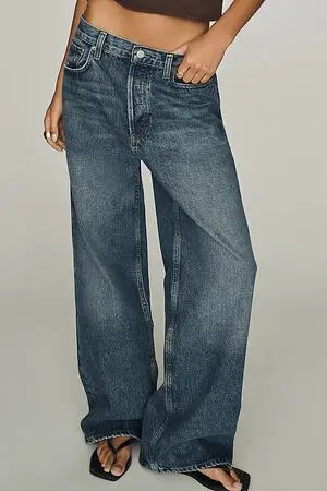 AGOLDE Low-slung Baggy Low-rise Jeans