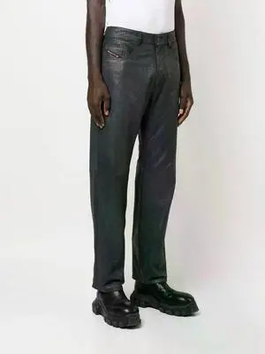 DIESEL® Lambskin Straight-leg Trousers