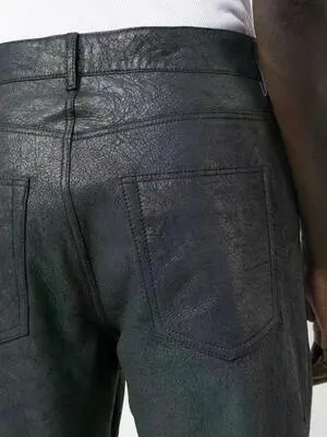 DIESEL® Lambskin Straight-leg Trousers