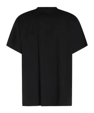 Balenciaga The Door" Printed Oversized T-shirt - Black