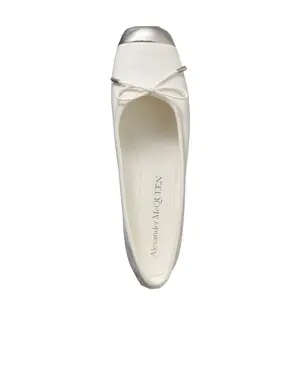 Alexander McQueen Logo Ballet Flats