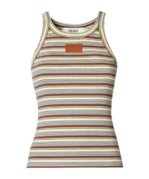 Fendi Striped Camis Tanks For Women