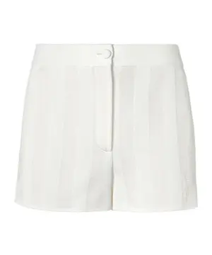 Fendi Pequin Motif Viscose Shorts