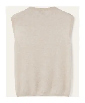 Loro Piana Cashmere Vest With Ribbed Cuffs