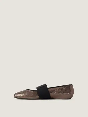 Givenchy Sliced Square Strap Ballet Flats