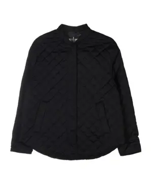 IBLUES Quilted Cotton Long Sleeve Jacket With Snap Button Placket - No